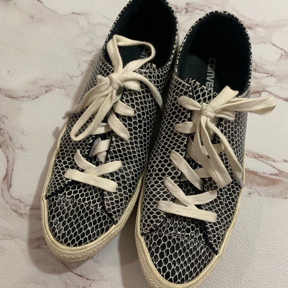 Converse | Shoes | Converse Chuck Taylor Gemma Snake Ox Sneaker 8 ...